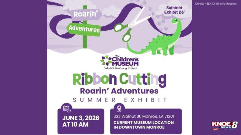 Ribbon cutting set for NELA Children’s Museum summer exhibit “Roarin ...