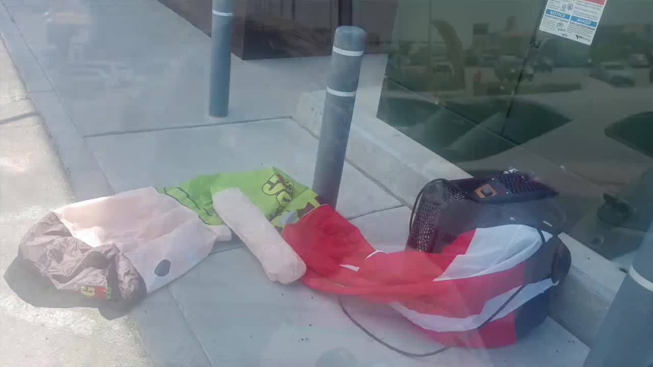 Las Vegas mother struggles after inflatable display damages car during ...