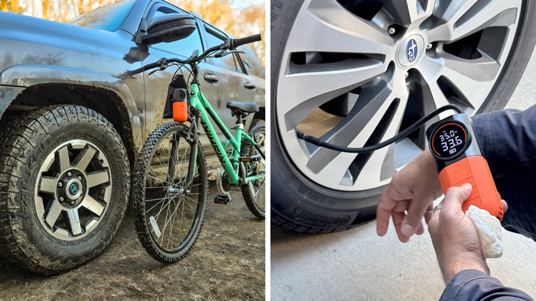 Drivers are ditching gas stations for this portable tire inflator