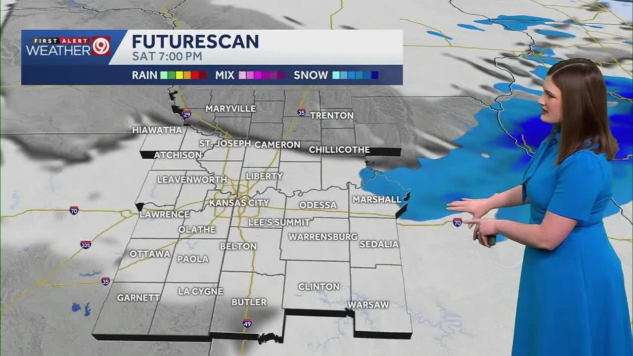 Cold & windy Saturday weather update in Kansas City
