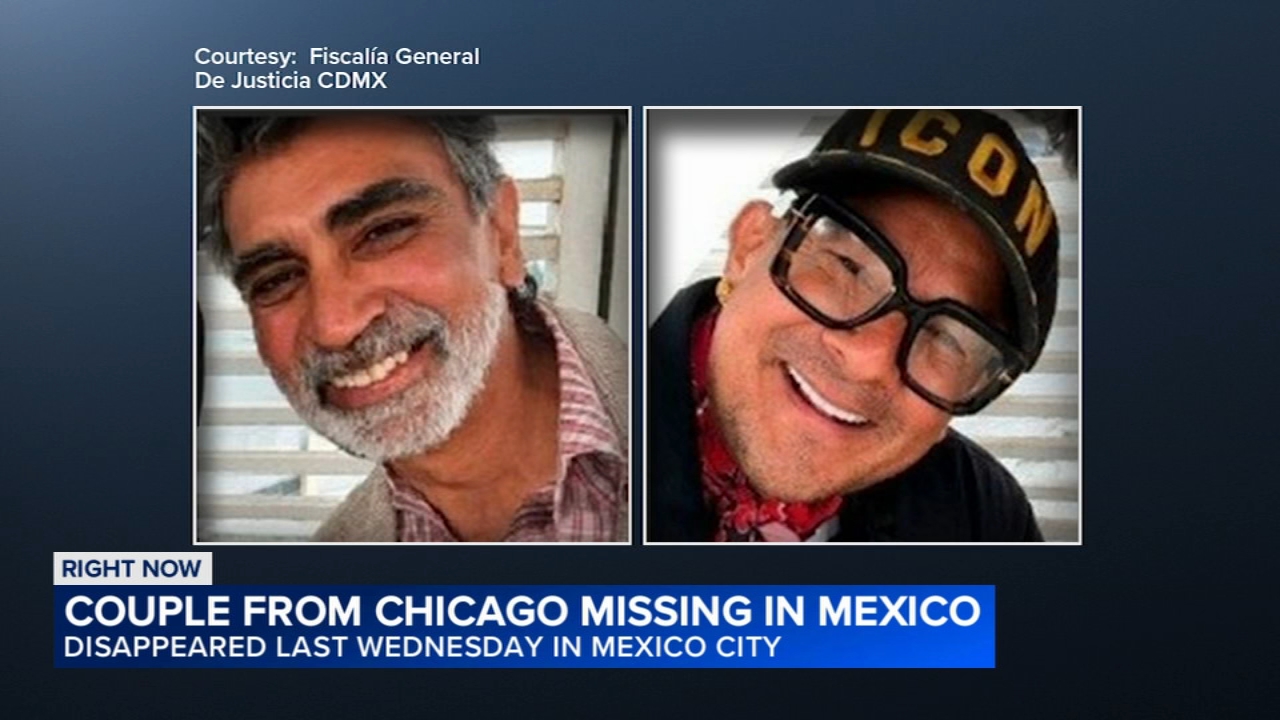 Couple from Chicago missing in Mexico City, friends say