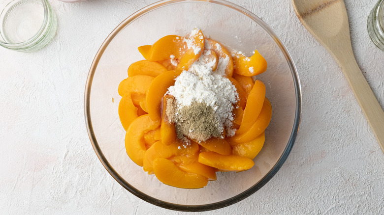 Cardamom peach cobbler recipe