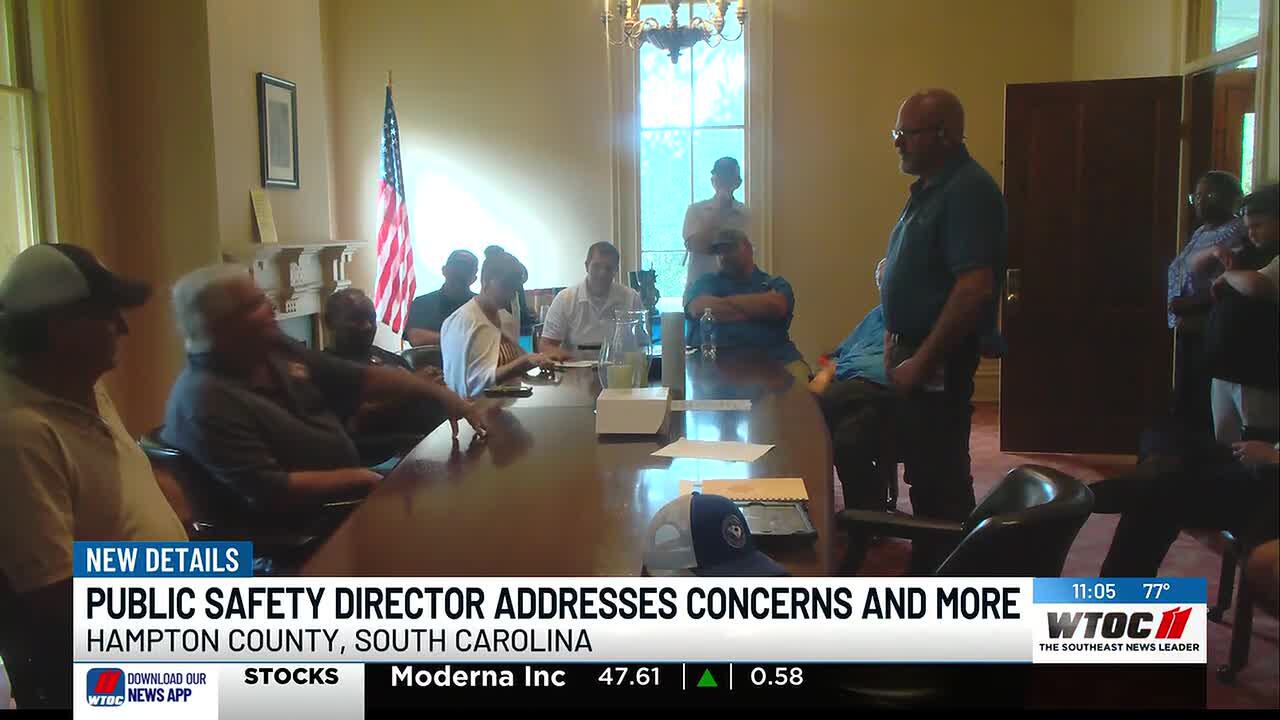 Hampton County public safety director addresses fire department ...