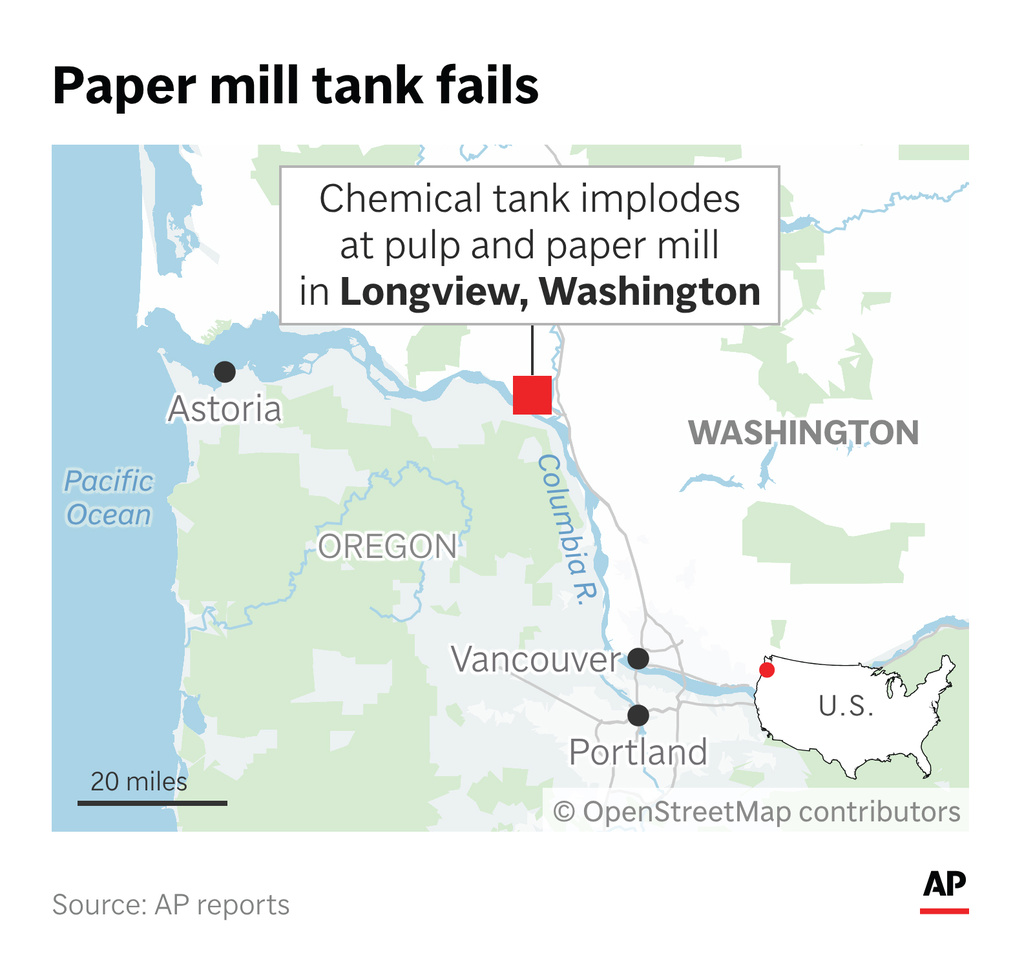 9 missing after Washington paper mill tank rupture and officials say ...