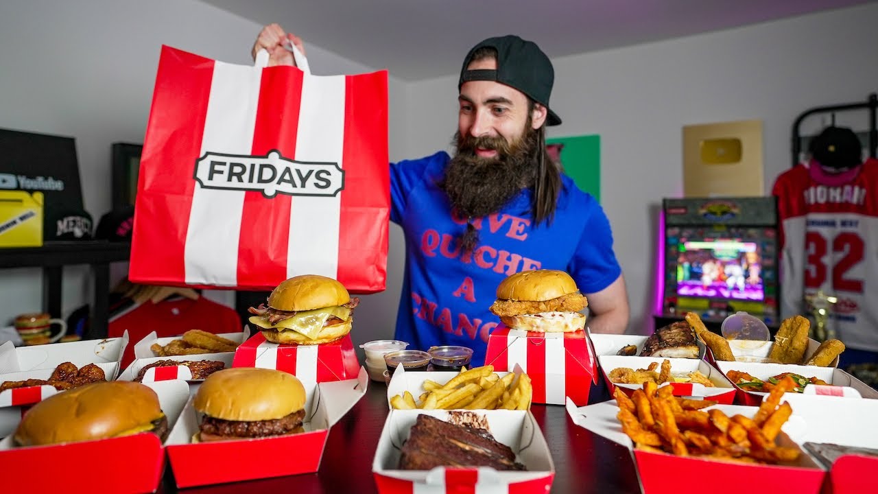 The TGI Friday’s full take-out menu challenge | BeardMeatsFood
