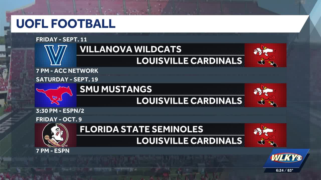 Kickoff times announced for Cards and Cats early season games
