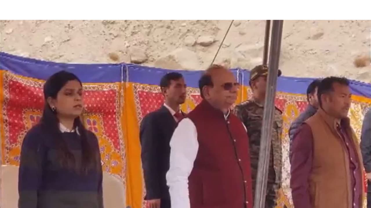 Ladakh's first rock check dam on Indus River to tackle water woes