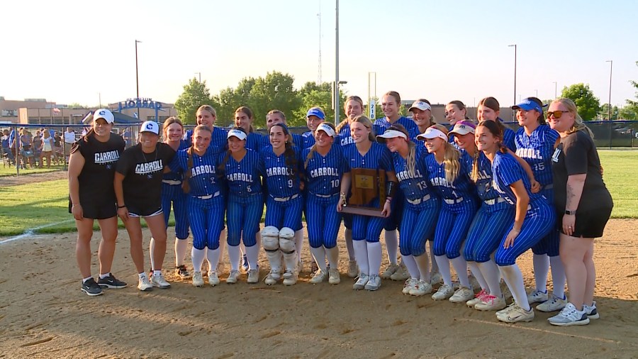 Carroll, Homestead softball roll to sectional titles
