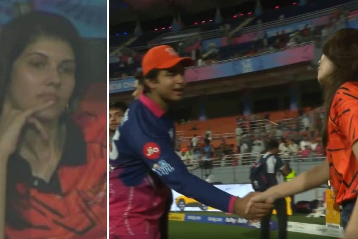 Kaviya Maran's reactions viral as RR outplay SRH, her handshake with ...