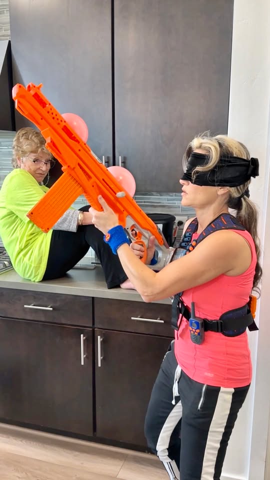 Nerf game that made the house go silent