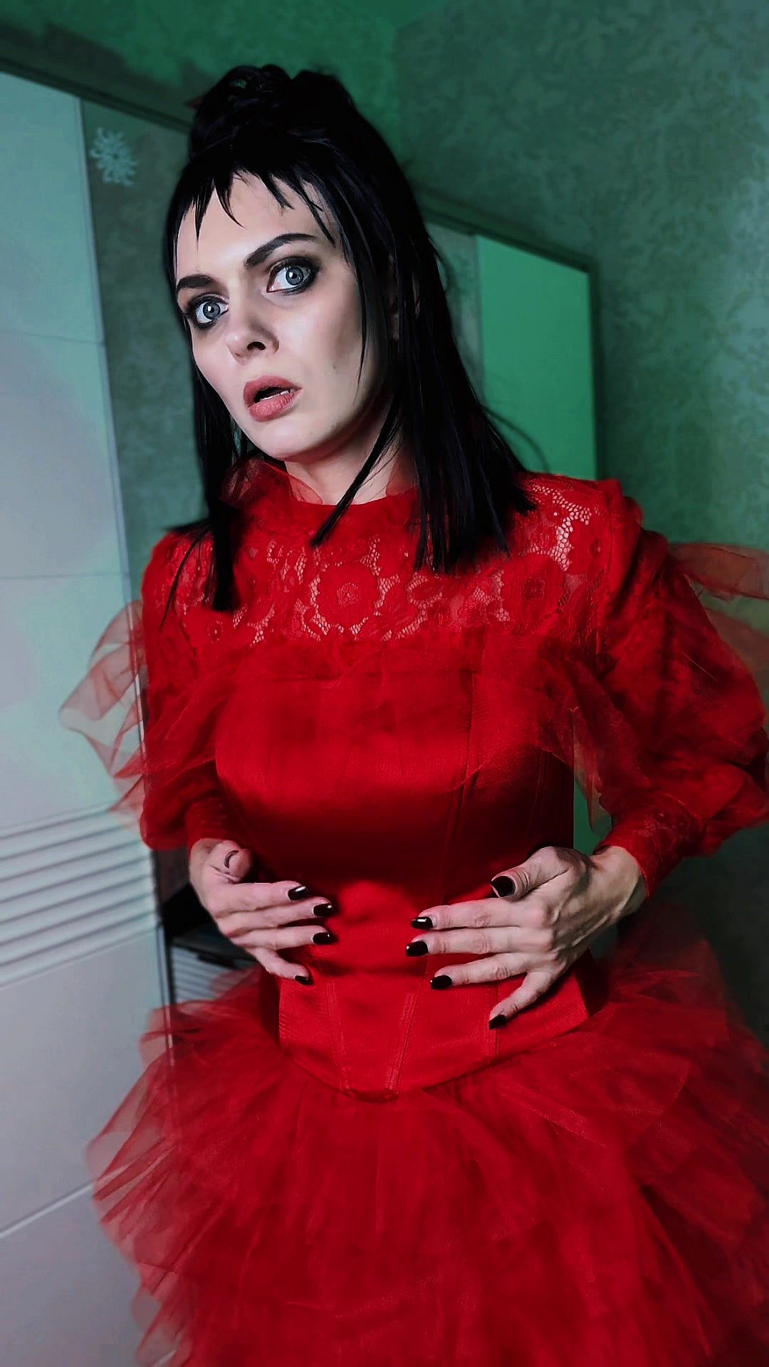 She brought this horror icon to life, and it’s terrifying!