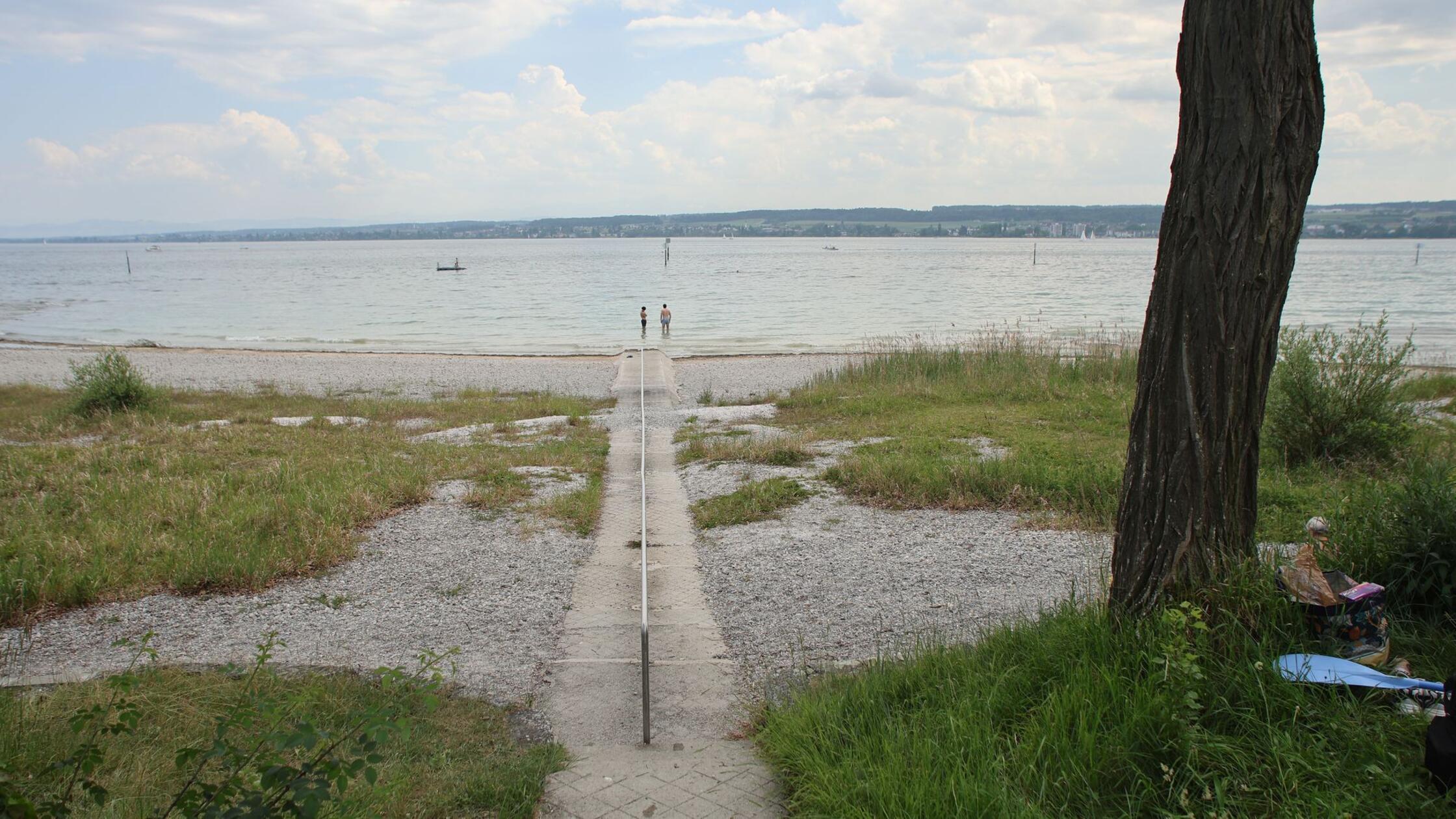 Wasser im Bodensee so niedrig wie seit Jahren nicht mehr