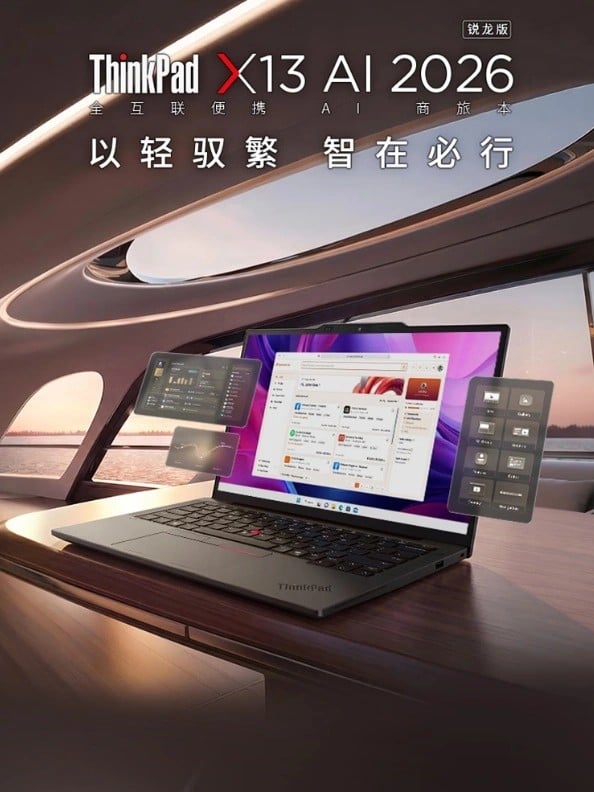 Lenovo launches lightweight 2026 ThinkPad X13 with Ryzen AI 7 445, 32GB ...