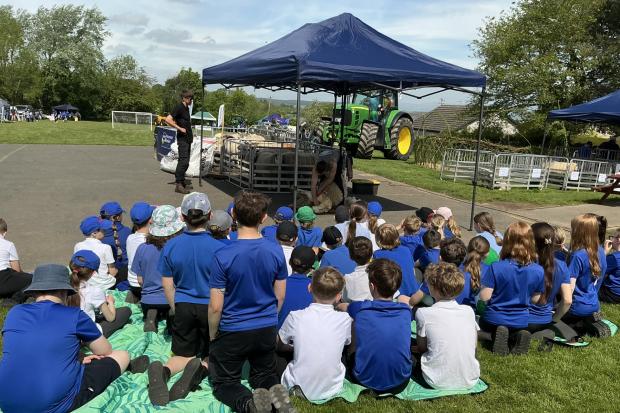 Hundreds of primary school pupils take part in hands-on farming experience