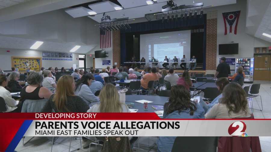 Miami East teacher allegations spark heated board meeting