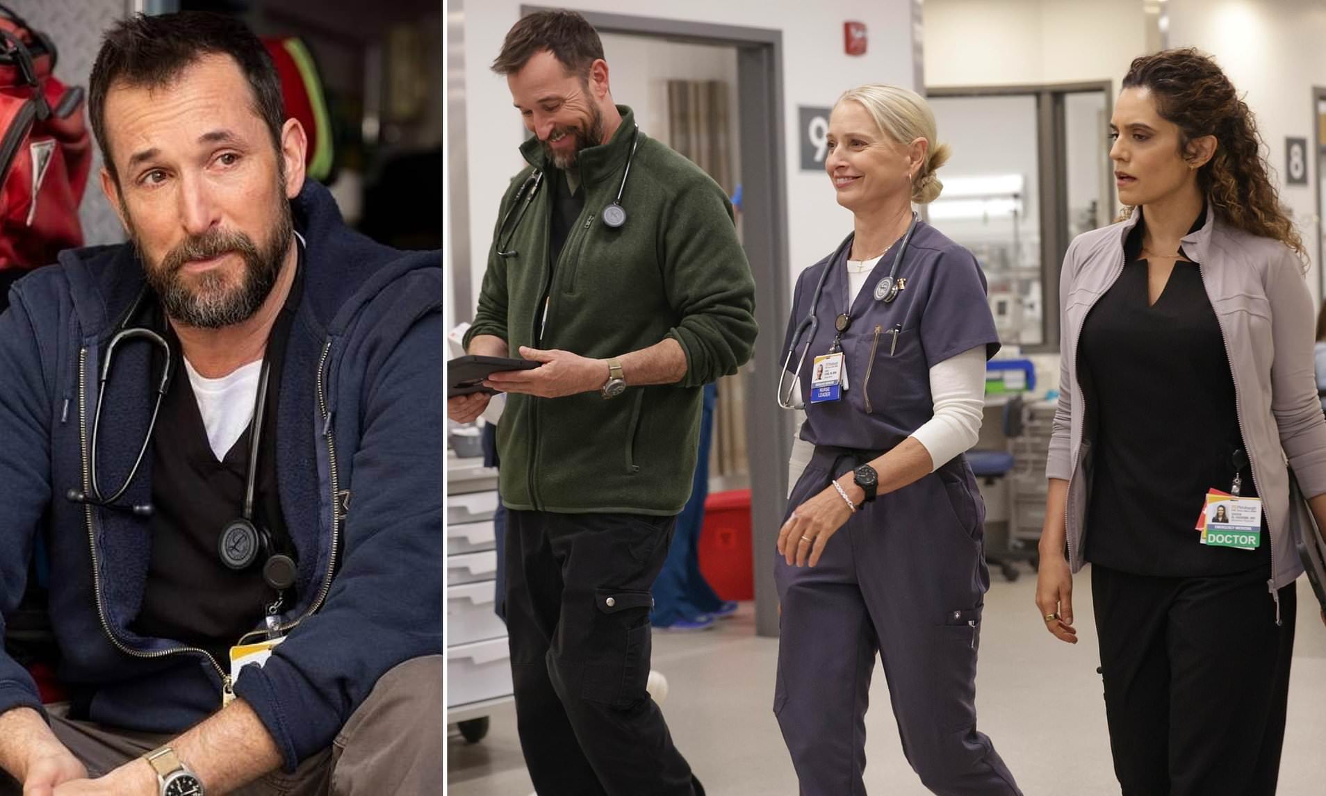 The Pitt star sets record straight on Noah Wyle feud rumors after ...