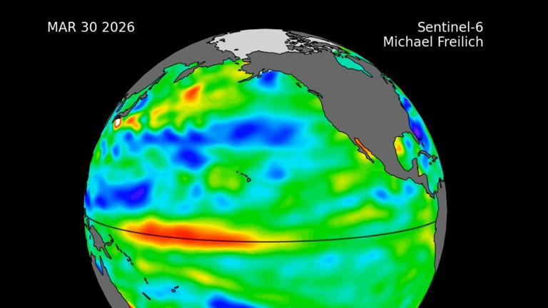 1,000 km wide El Nino build up: Massive wall of warm water seen in ...