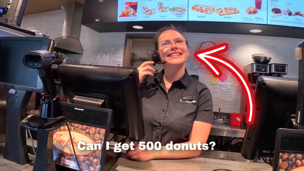 Can I order 500 donuts at Tim Hortons?