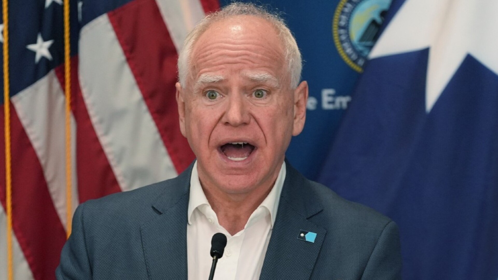 Tim Walz cancels US Memorial Day event to celebrate George Floyd