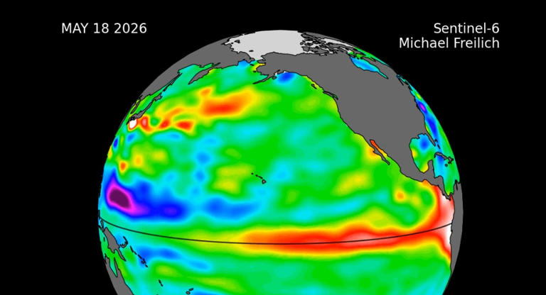 1,000 km wide El Nino build up: Massive wall of warm water seen in ...