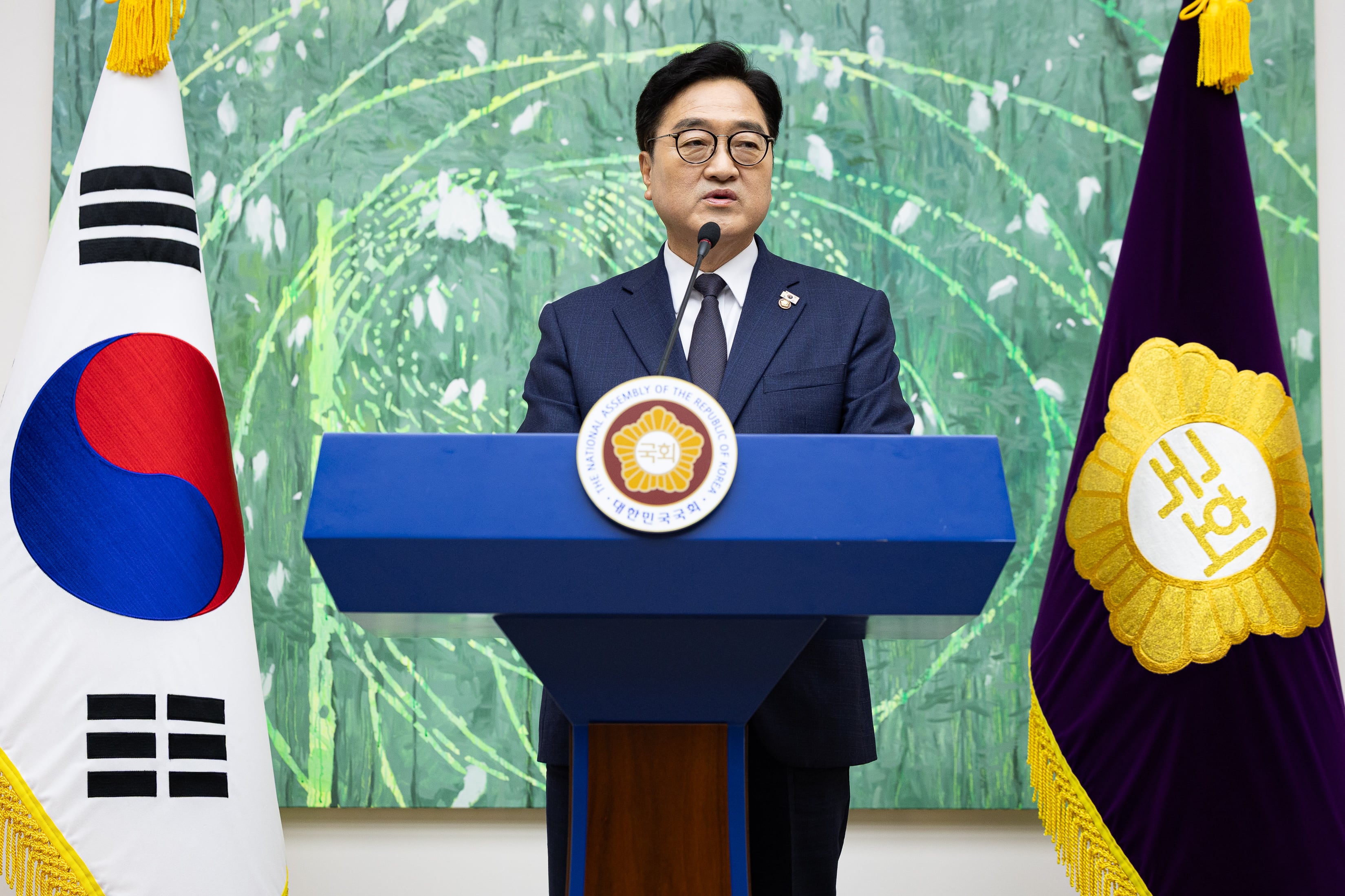 National Assembly speaker Woo regrets constitutional amendment failure ...
