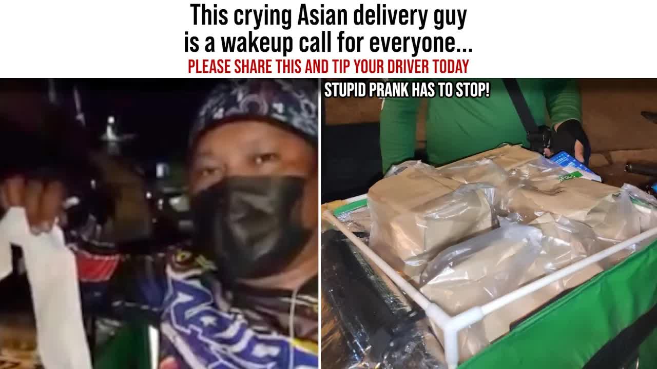 This crying Filipino delivery guy is a wakeup call for everyone...