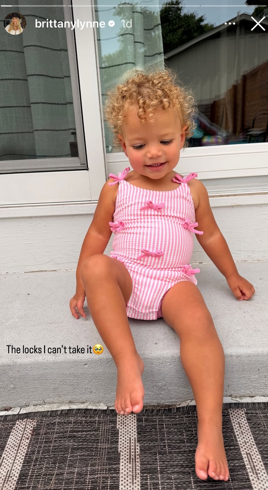 Brittany Mahomes gushes over look-alike daughter Golden's blonde curls