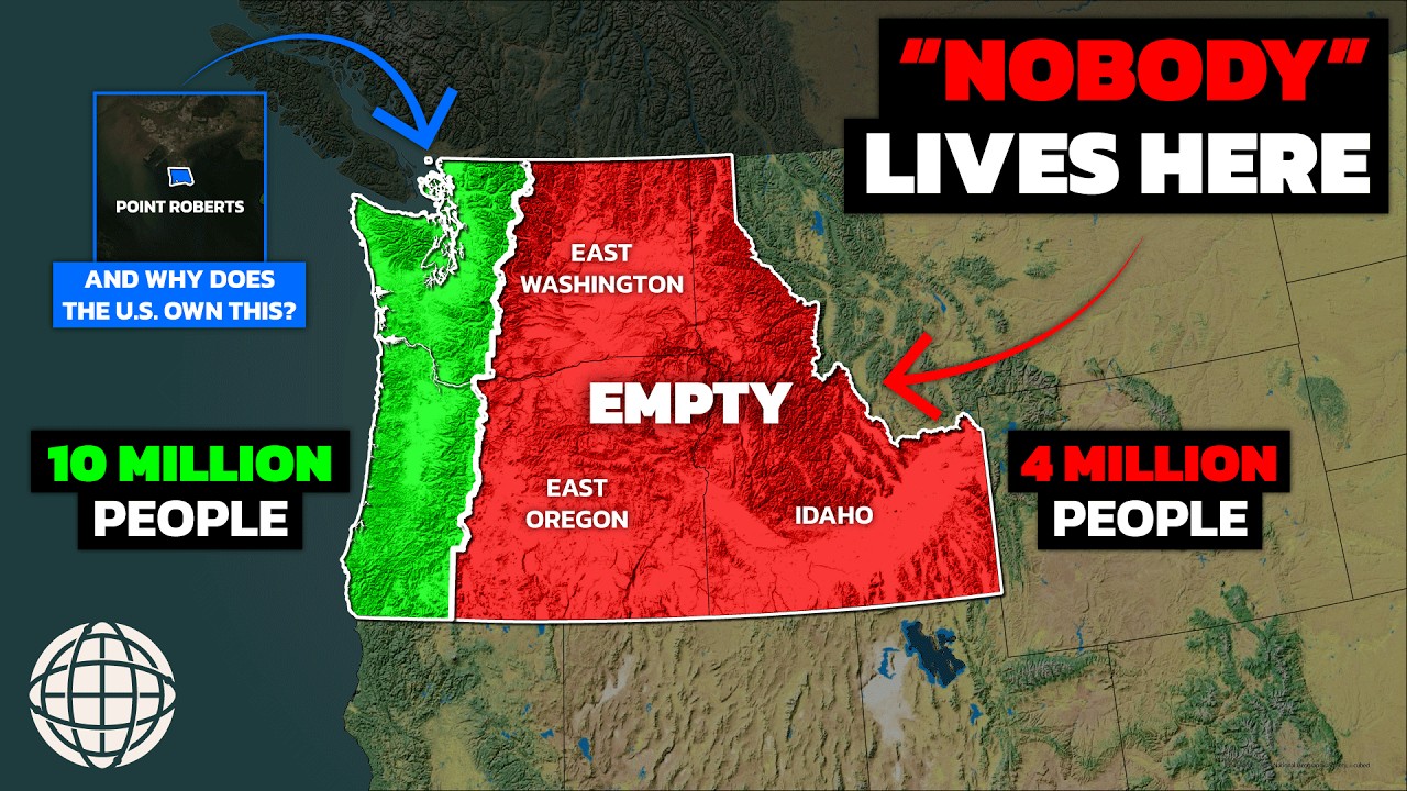 Why nobody lives in eastern Oregon eastern Washington or Idaho