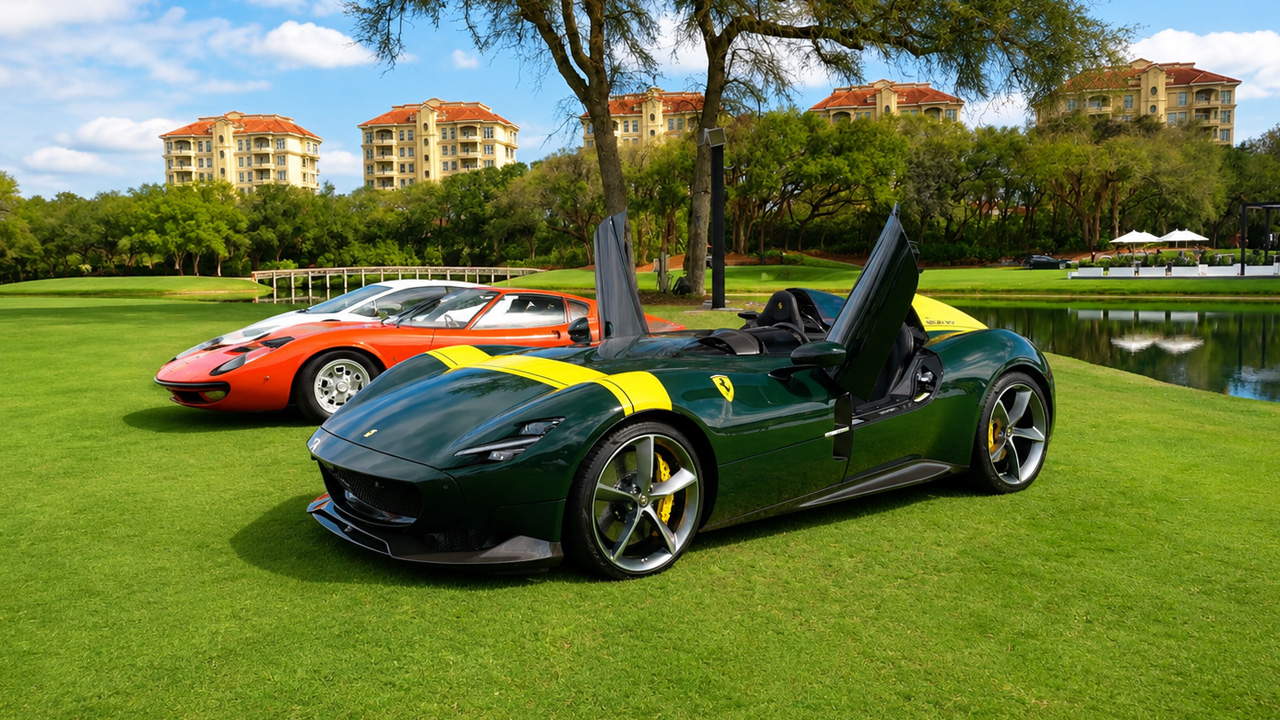 Inside an exclusive car show filled with rare exotics