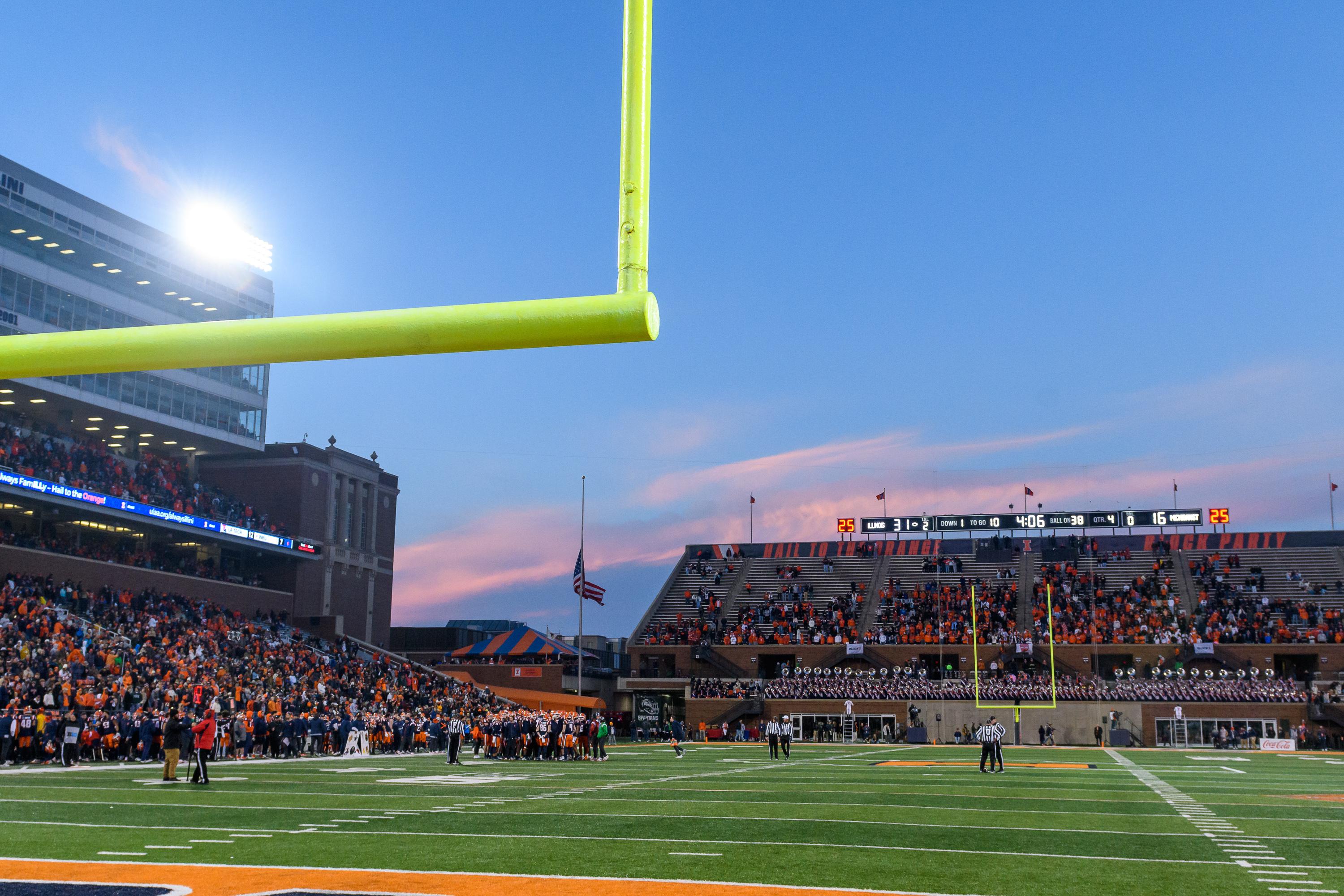 Kickoff times announced for Illinois’ first three 2026 games