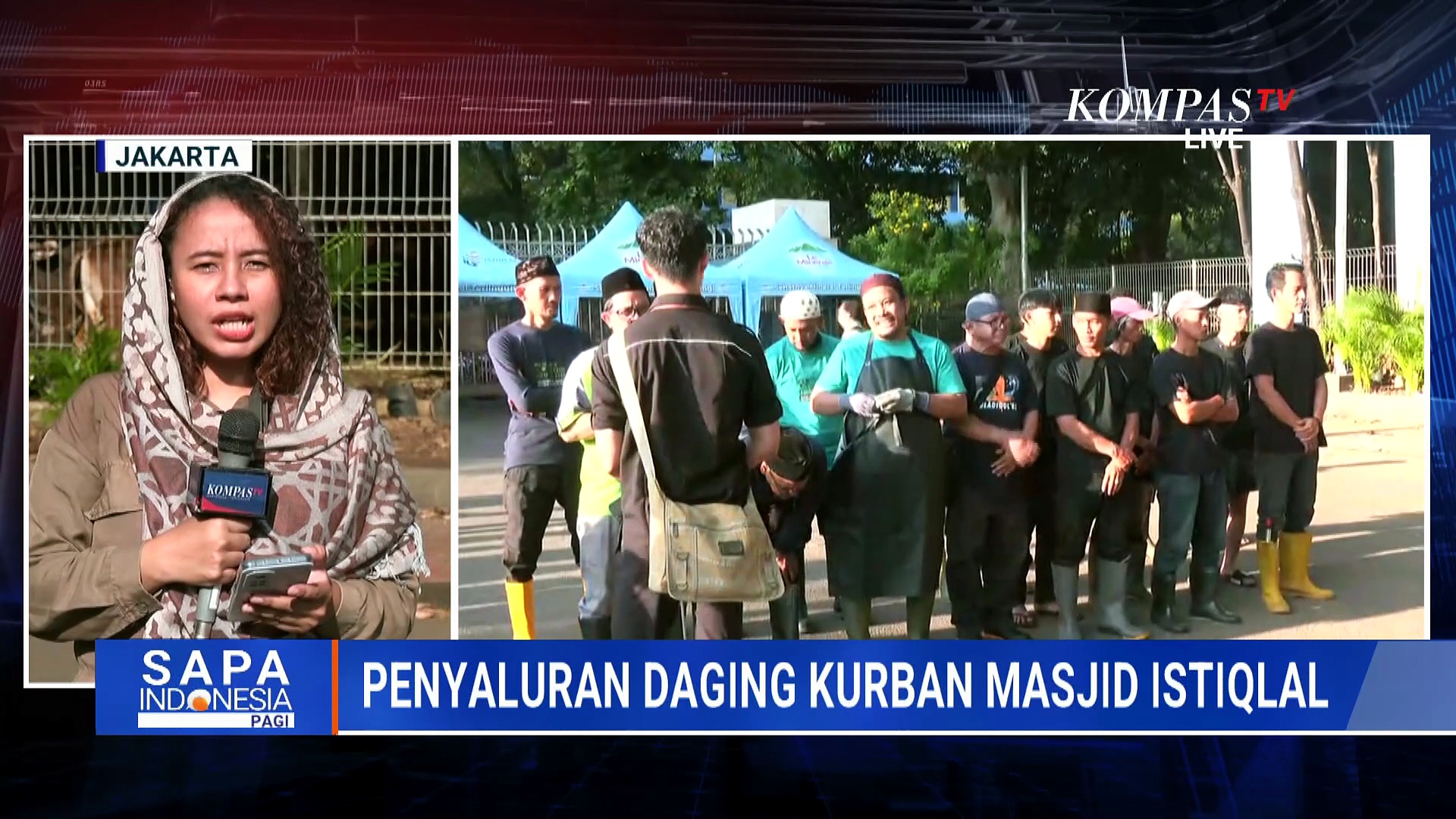 Cegah kerumunan, ini mekanisme pembagian daging kurban di Masjid ...