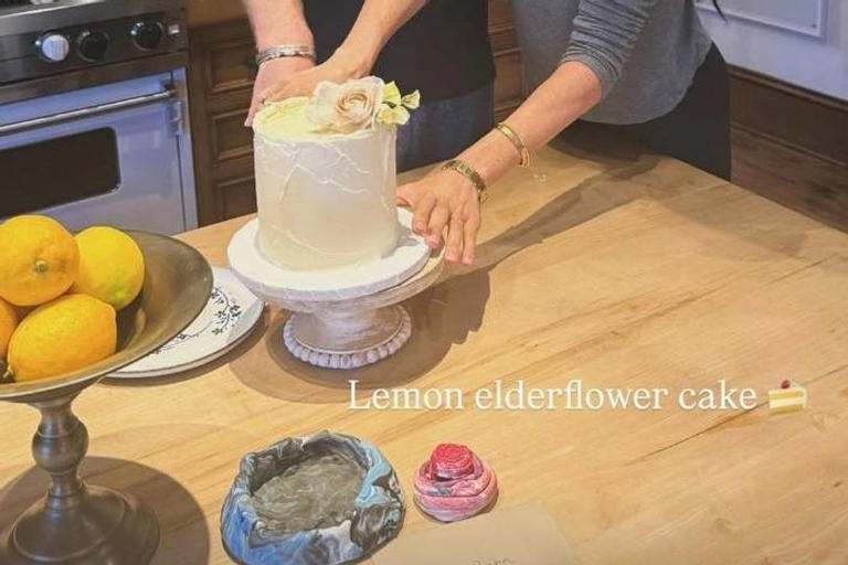 Inside Harry and Meghan's rare Montecito home as anniversary cake ...