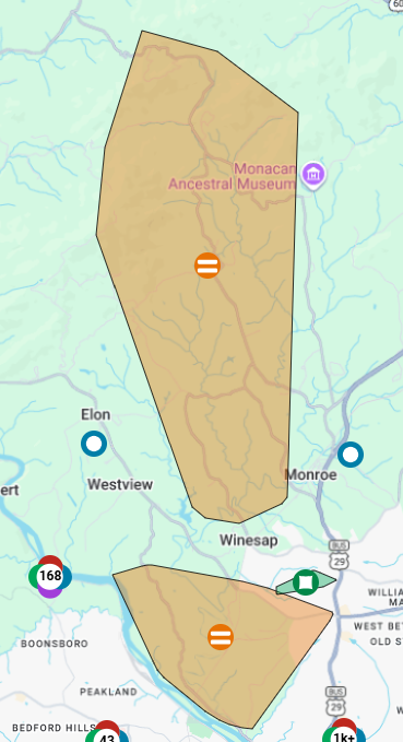 Over 4,000 without power in Central Virginia, according to Appalachian ...