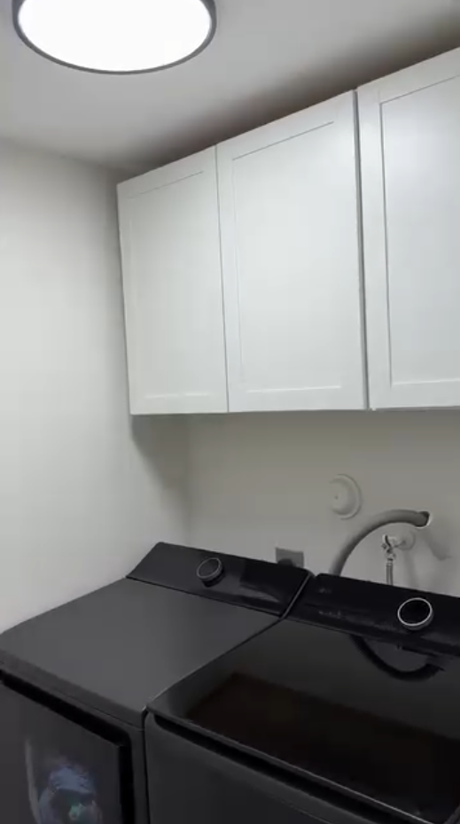 Laundry room reset and organization after a busy week