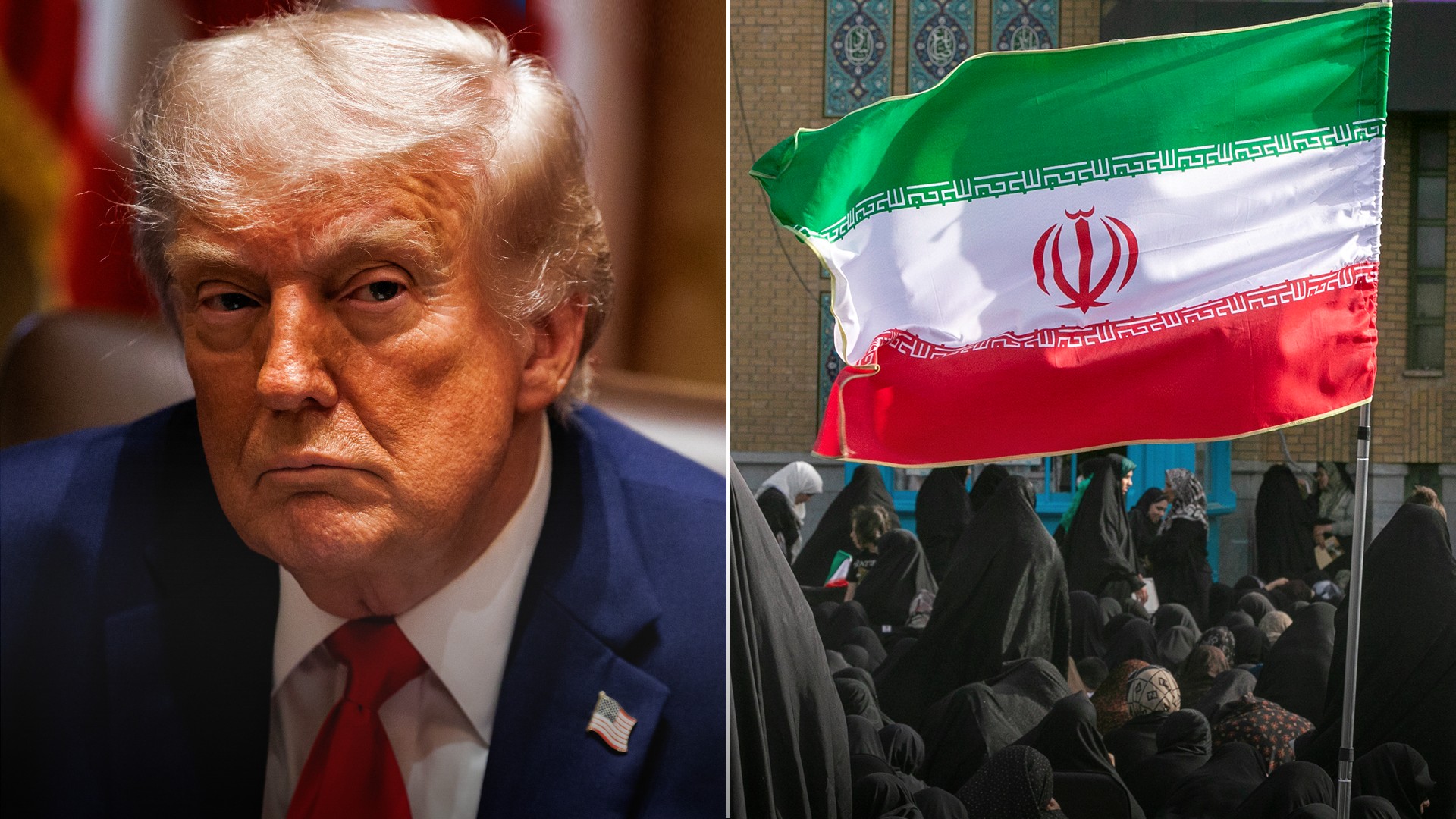 Trump cycles between talk of Iran "progress" and threats
