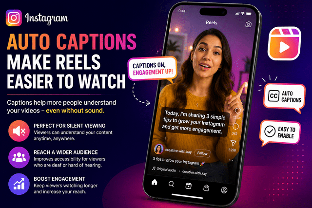 Instagram's auto captions feature is helping reels get more views and ...