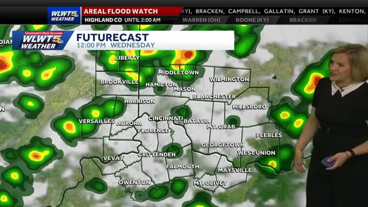 Flood threat looms for Cincy amidst heavy downpours