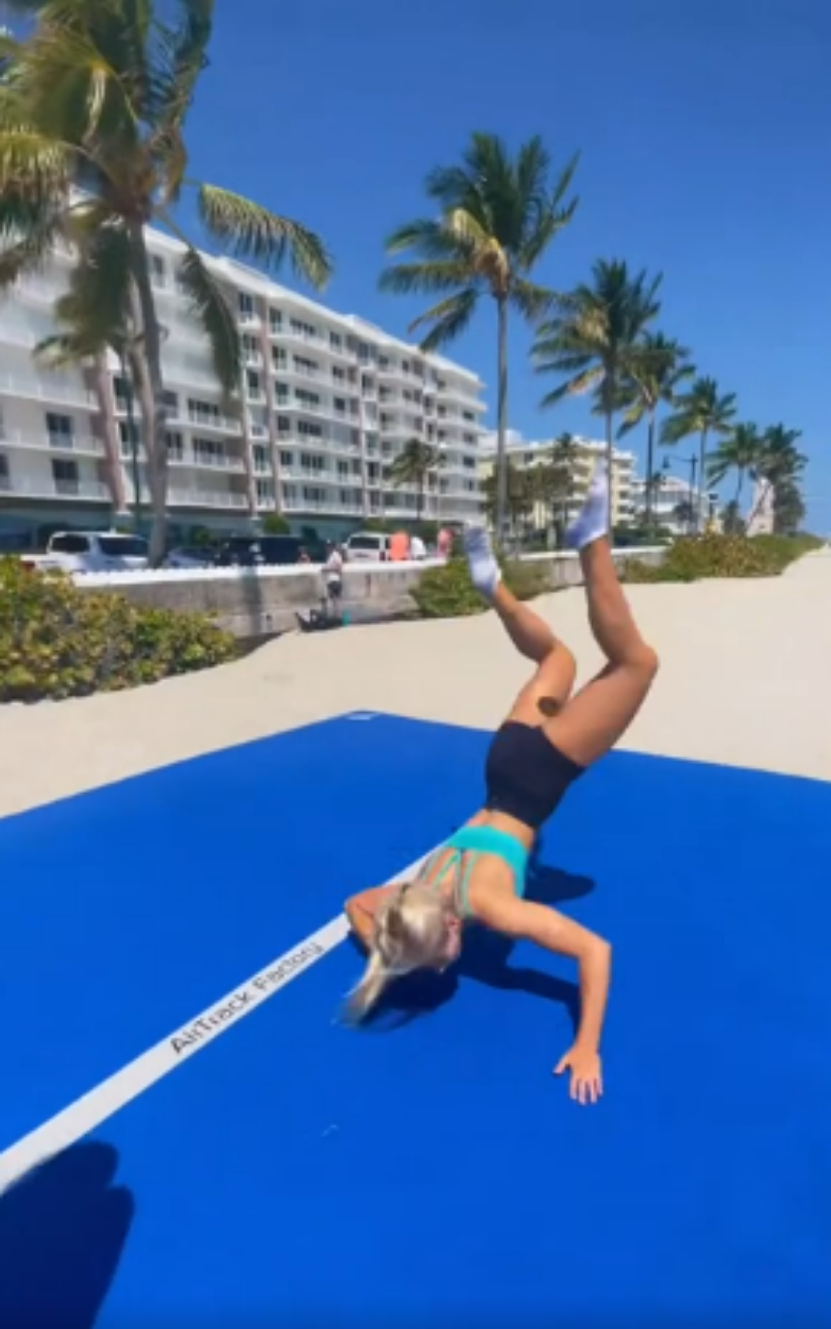She beat me up? Hospital flip