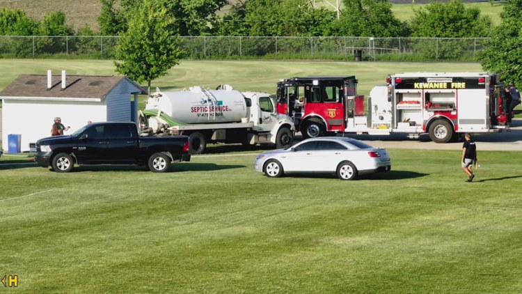 Skeletal remains located at Kewanee's Northeast Park