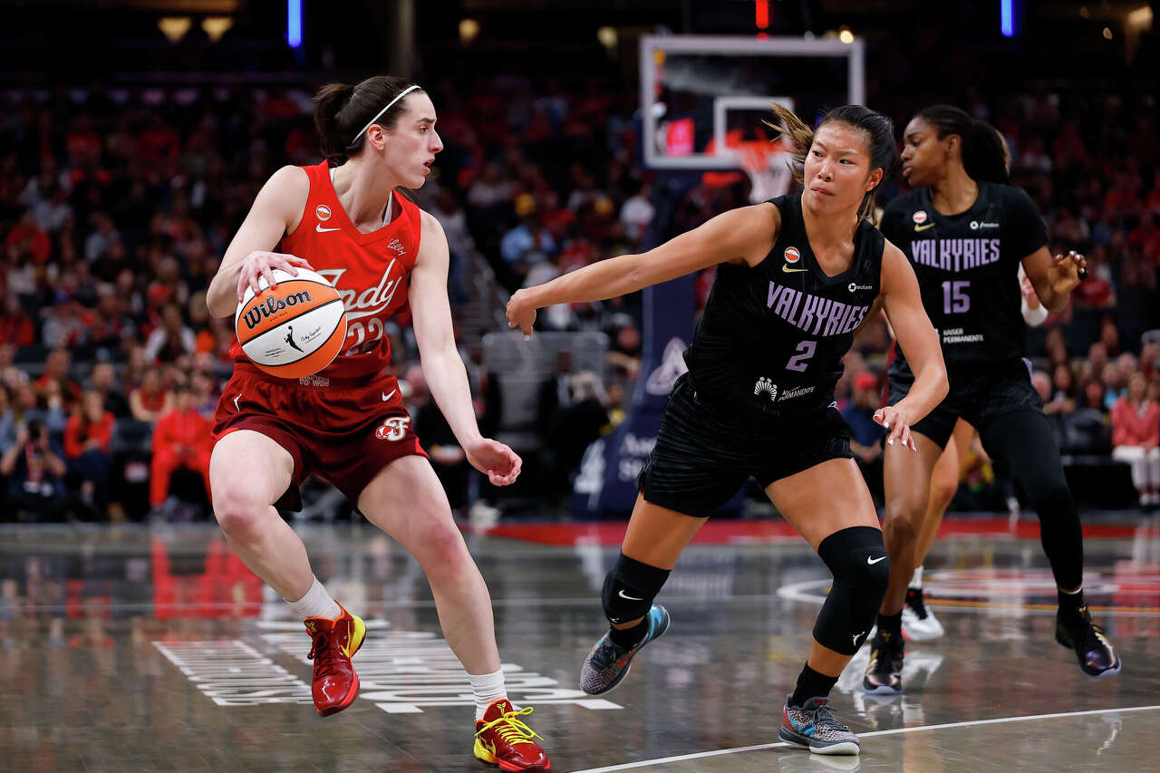 WNBA superstar Caitlin Clark attends SF Giants game before facing Valkyries