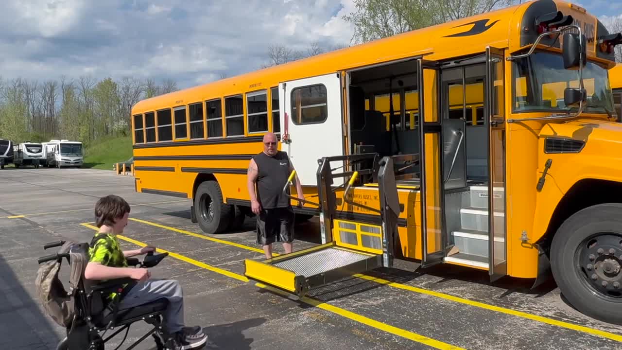 Two Rivers bus driver surprises student with electric wheelchair