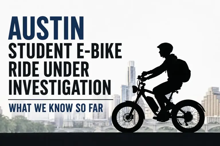 Massive student e-bike ride under investigation in Austin, Texas after ...