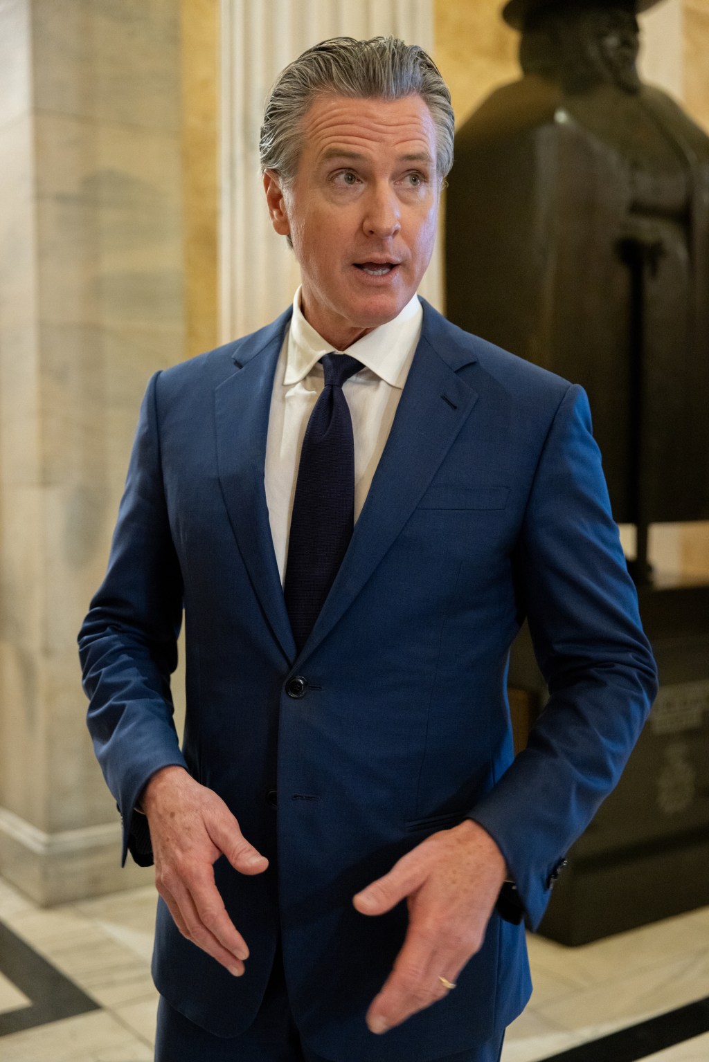 Gavin Newsom calls for 100% tax on Trump’s Jan. 6 slush fund