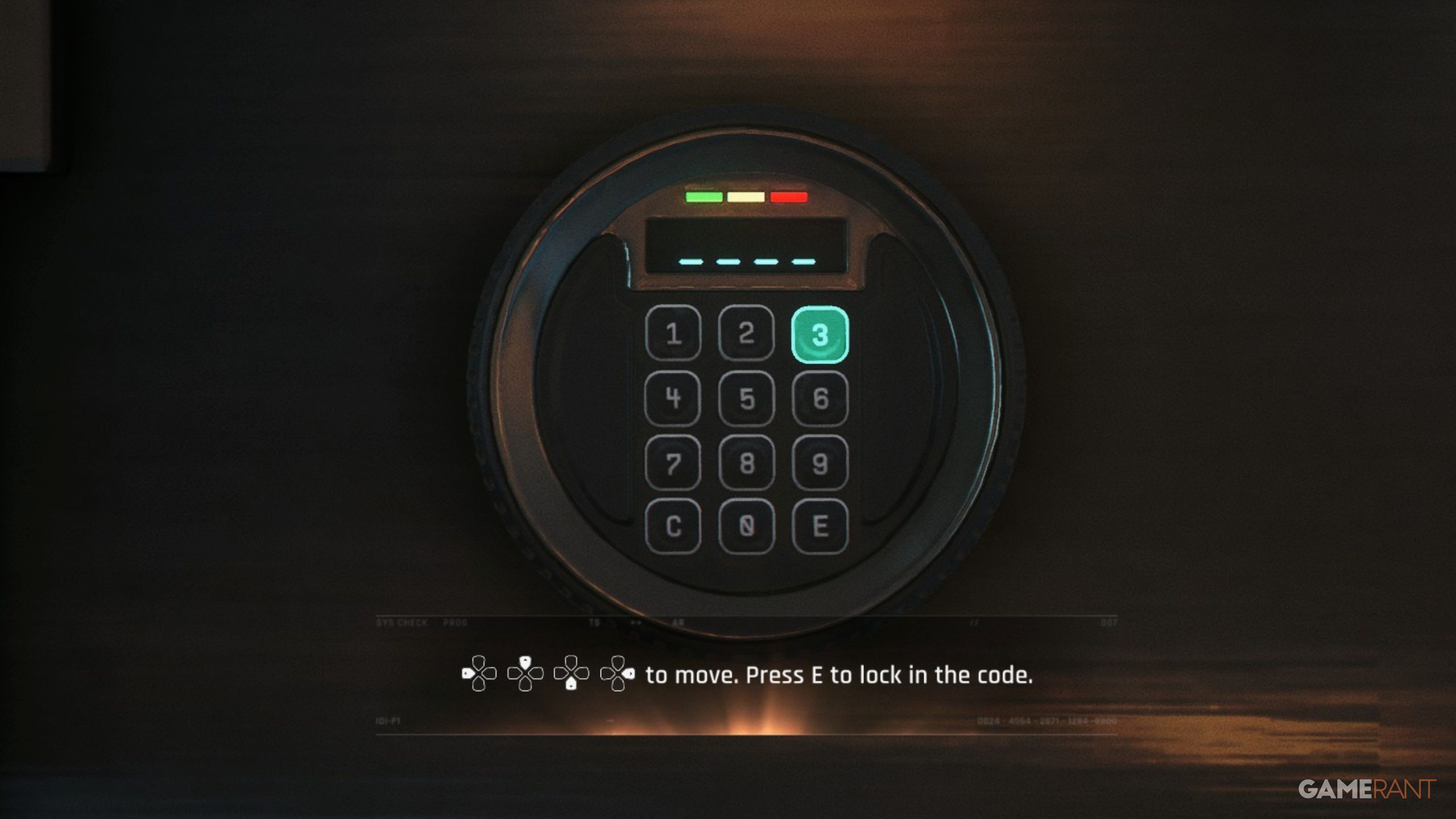 Maintenance room code in 007 First Light