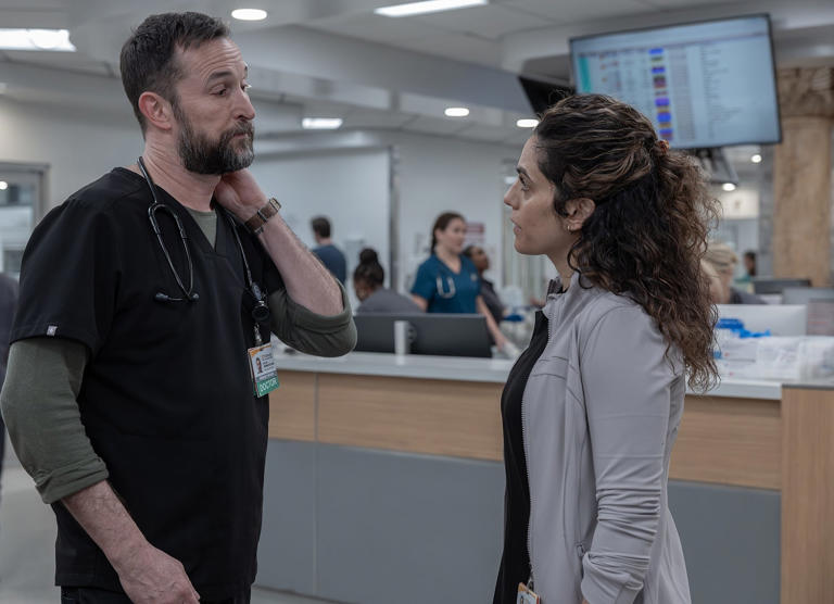 'The Pitt' star Sepideh Moafi sets record straight on Noah Wyle beef