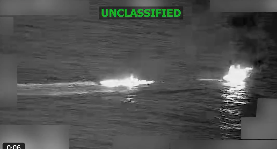 US strike on boat in the Pacific leaves 2 survivors at sea