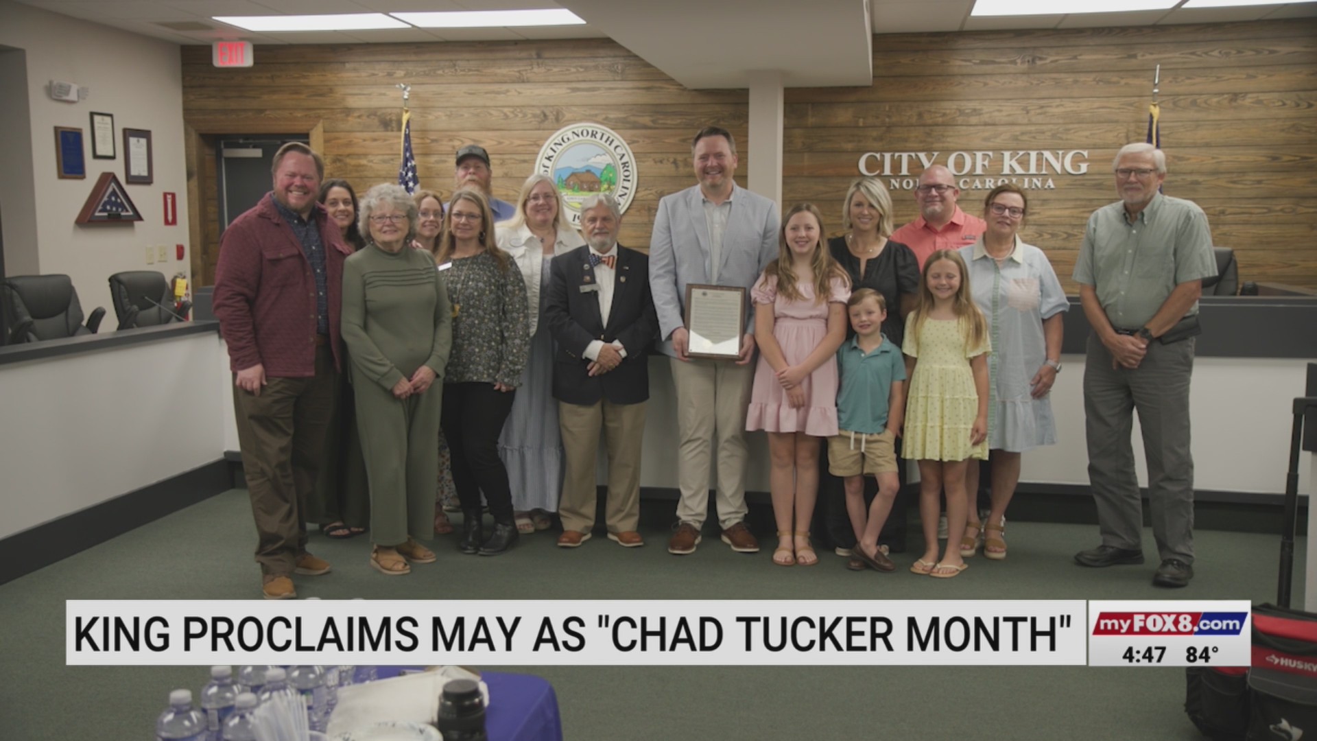 King proclaims May as Chad Tucker Month