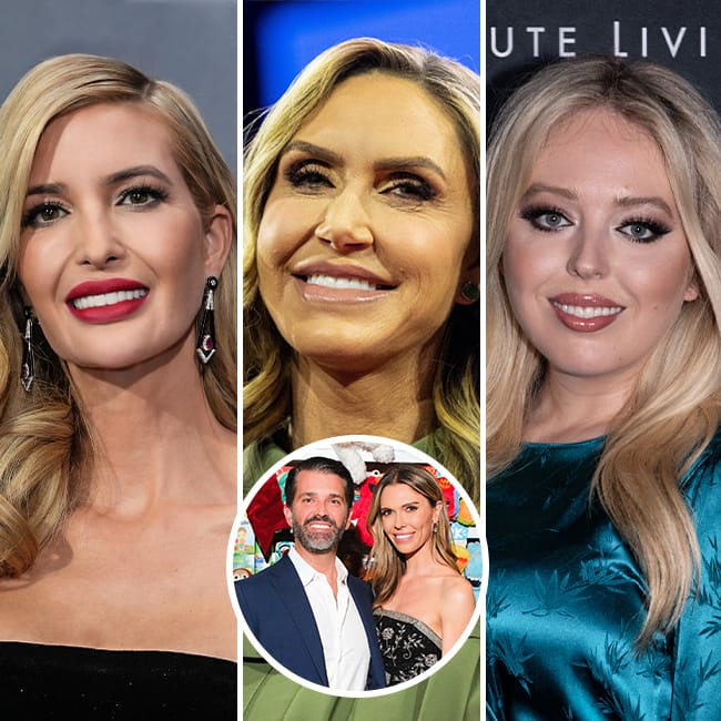 The Trump ladies stun in tropical outfits for Don Jr. & Bettina ...