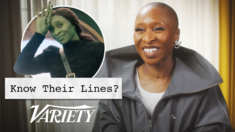 Does Cynthia Erivo know her lines?
