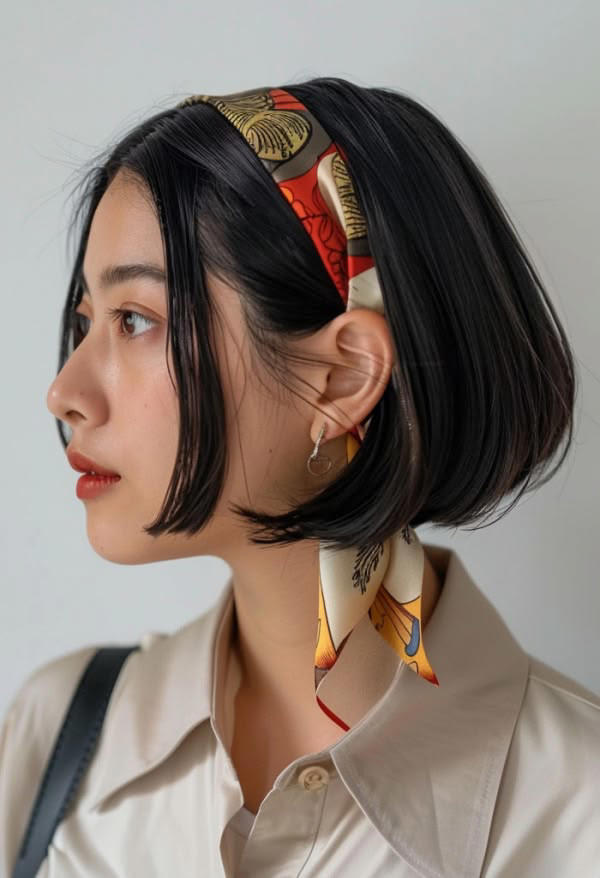Tips memakai aksesori hairband kain yang simpel tapi stylish